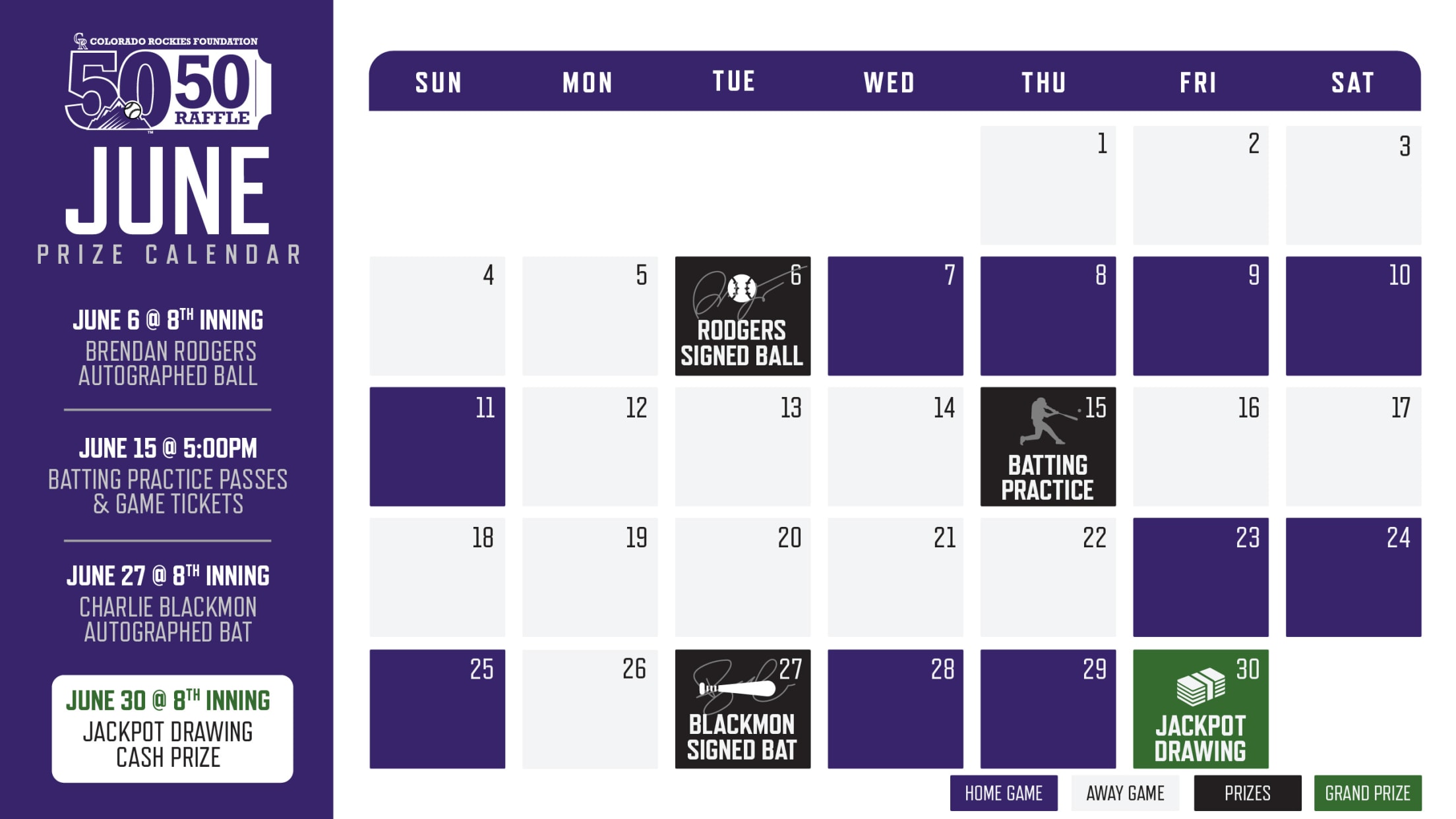 Rockies 50/50 Raffle | Colorado Rockies