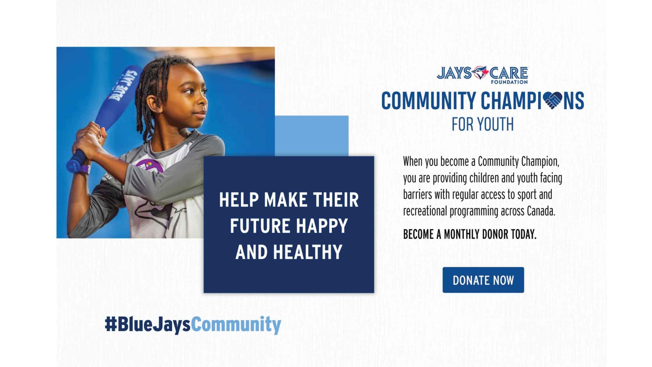 Jays Care | Monthly Donors | Toronto Blue Jays