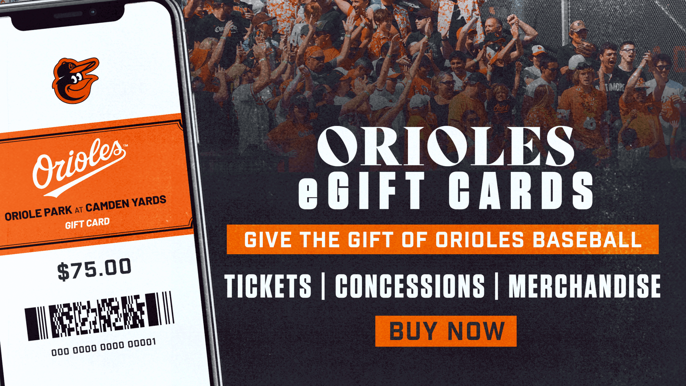 Orioles eGift Cards | Baltimore Orioles