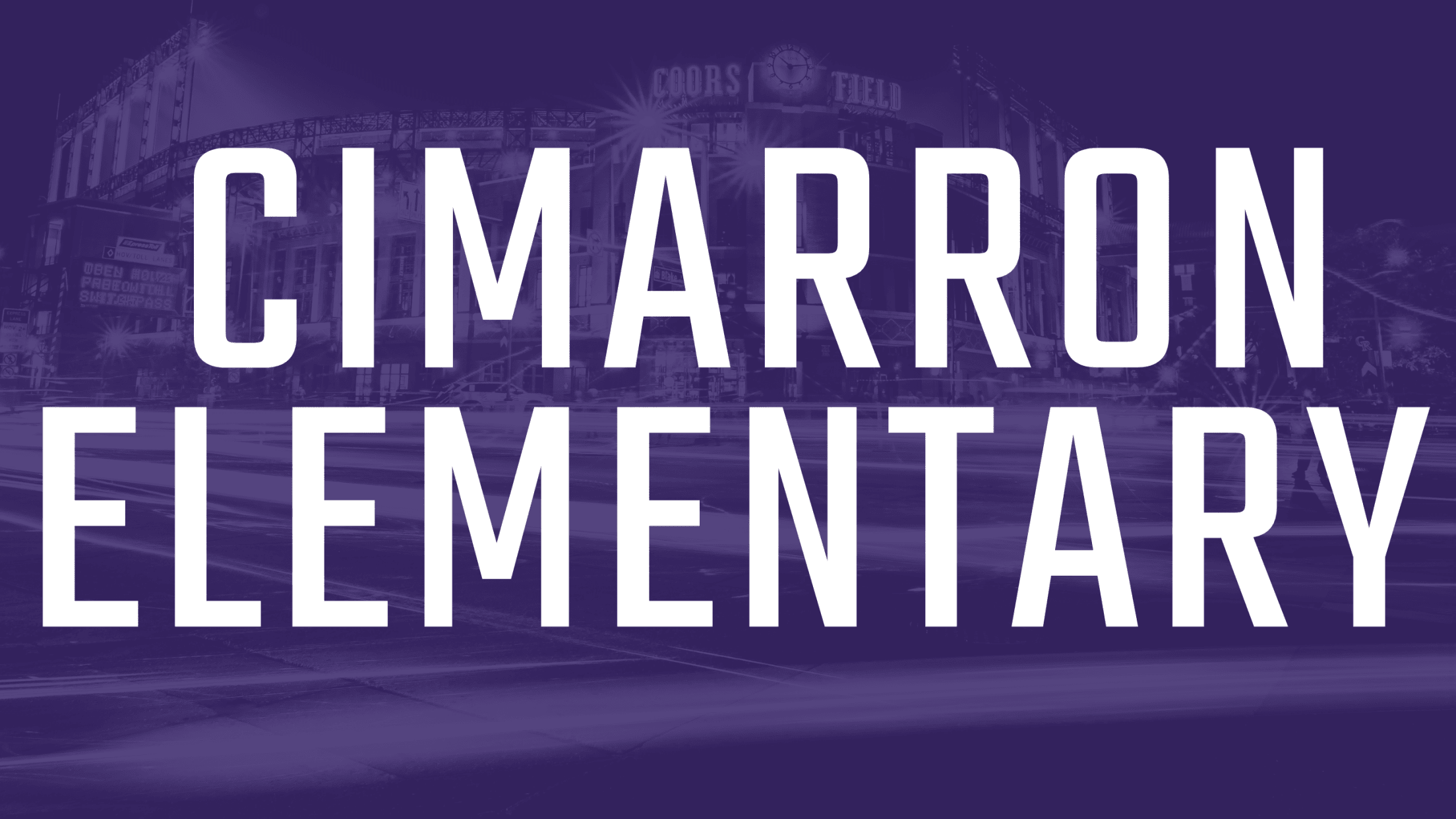 School Fundraising Weekend | Colorado Rockies