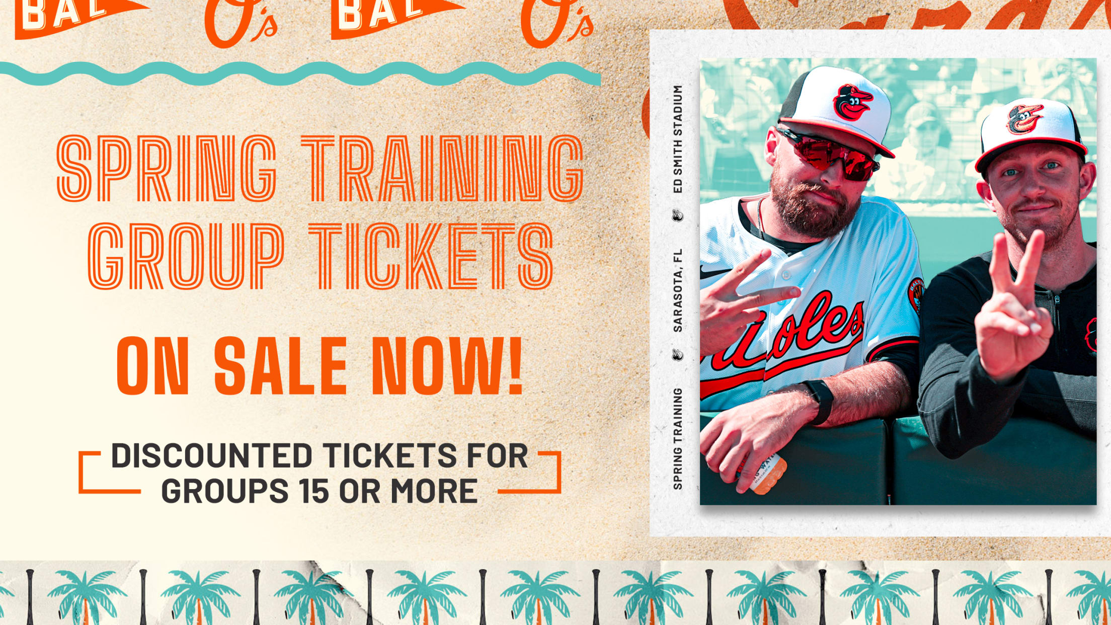 Spring Training Group Tickets | Baltimore Orioles
