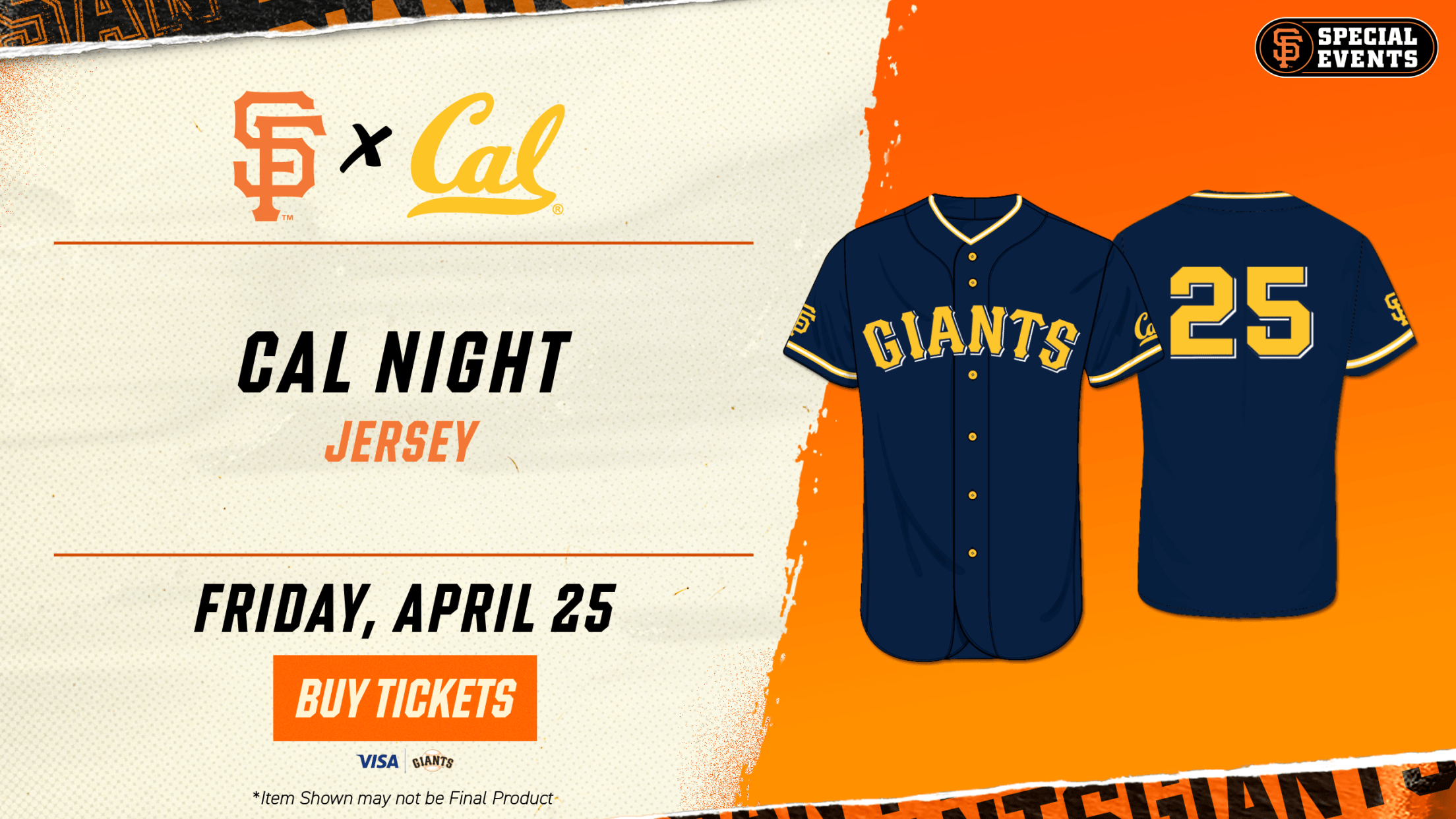 UC Berkeley Night | Special Event | San Francisco Giants