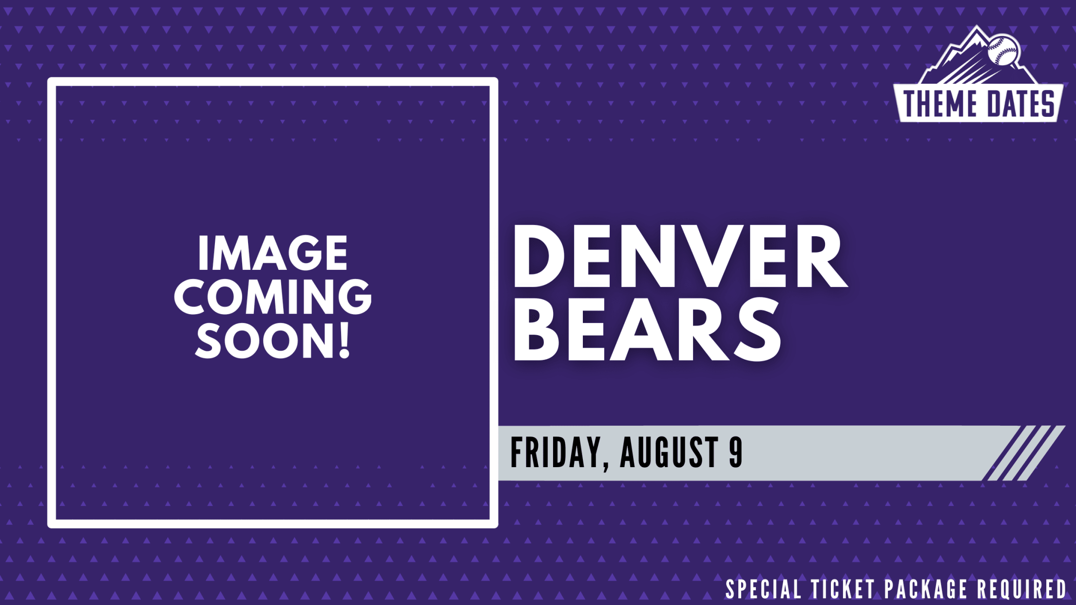 Denver Bears Ticket Package | Colorado Rockies