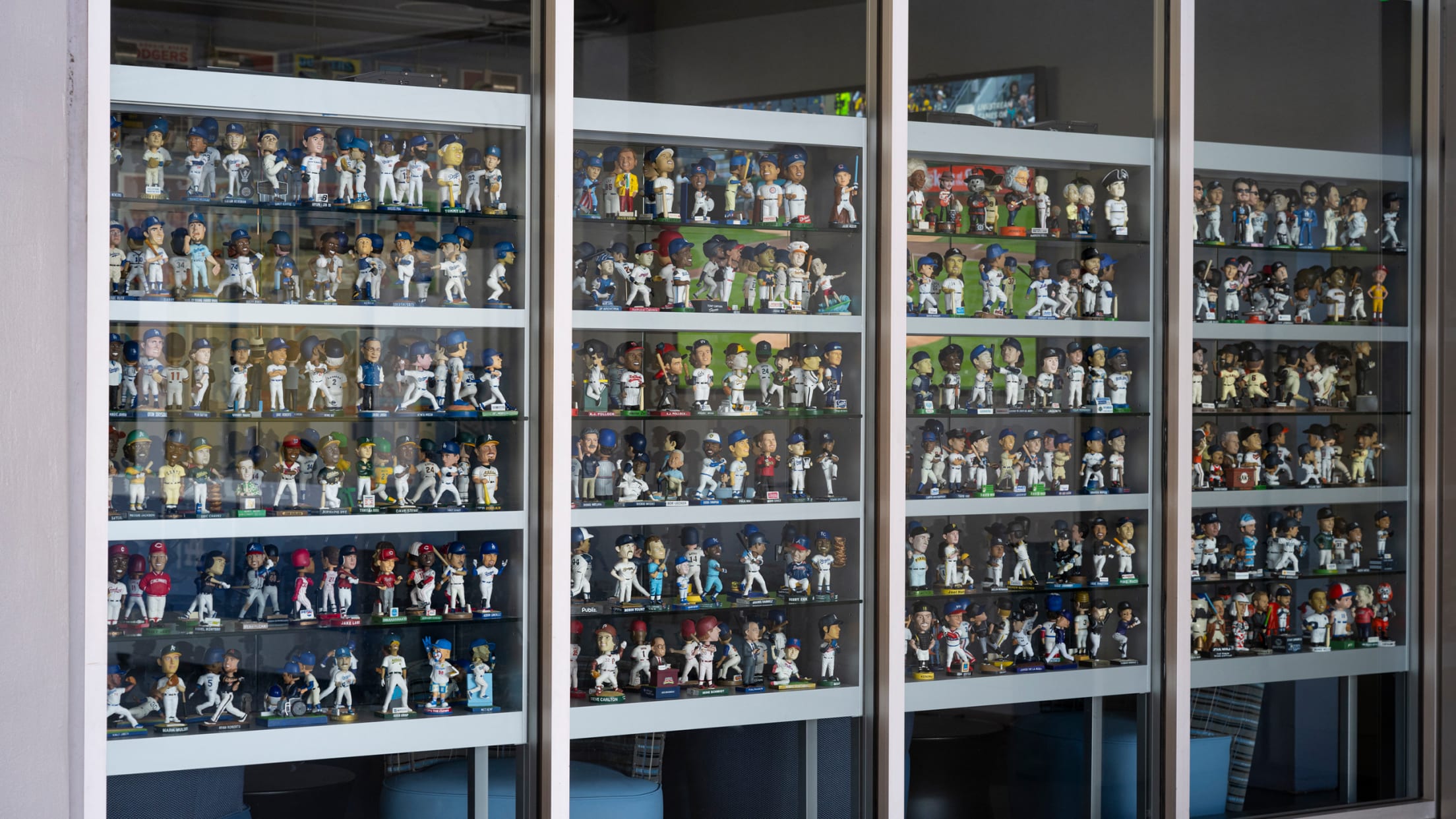 Vintage Displays at Dodger Stadium | Los Angeles Dodgers