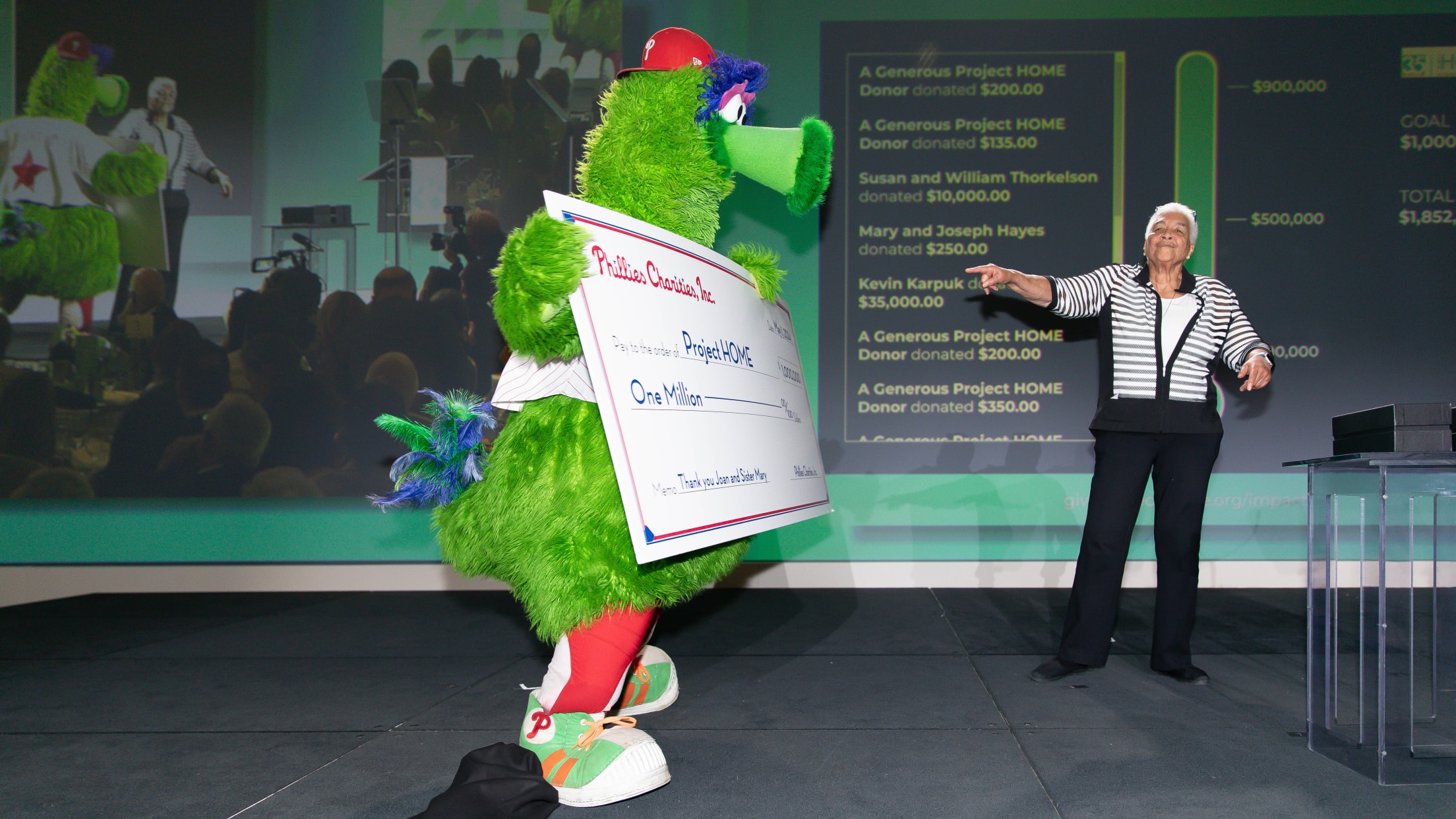 Phillies Charities, Inc. Presents $1 Million to Project HOME to Help ...
