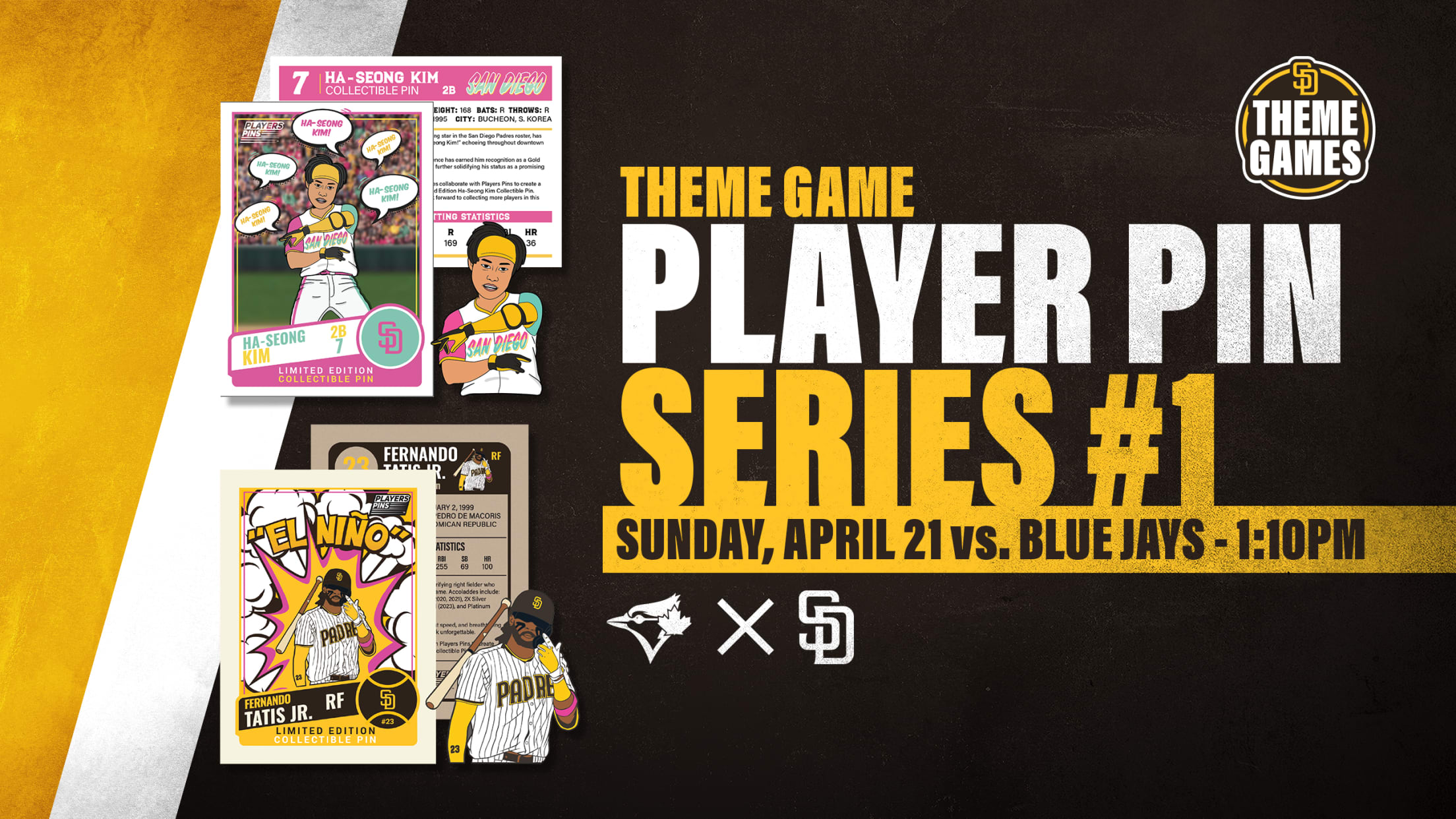 Collectible Player Pin Series | San Diego Padres
