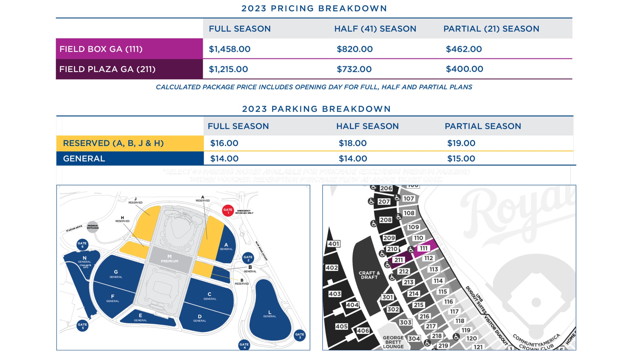 General Admission Season Tickets | Kansas City Royals