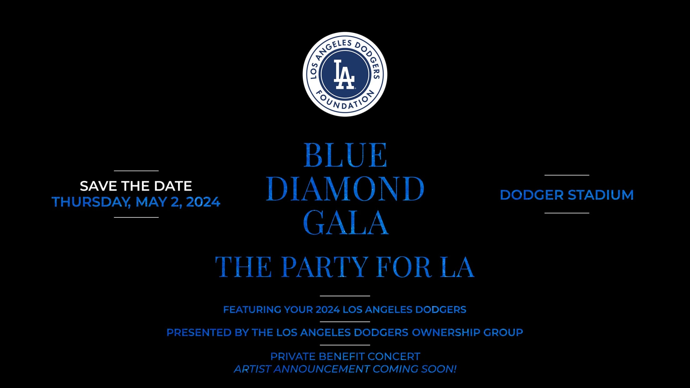 Blue Diamond Gala | Dodgers Foundation | Los Angeles Dodgers
