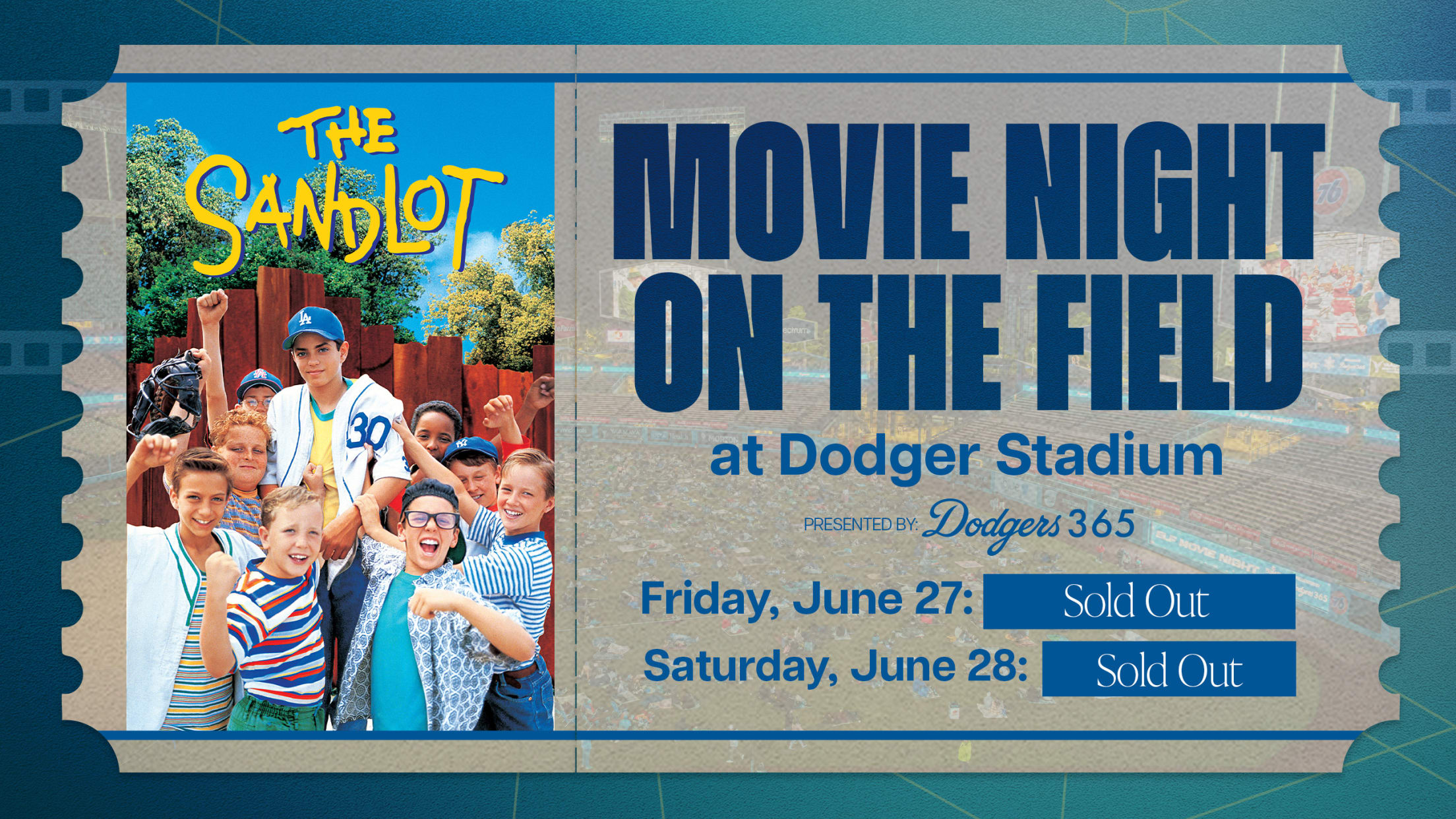 Movie Night at Dodger Stadium | Los Angeles Dodgers