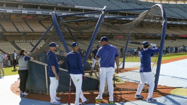 Pregame Batting Practice at Dodger Stadium | Los Angeles Dodgers