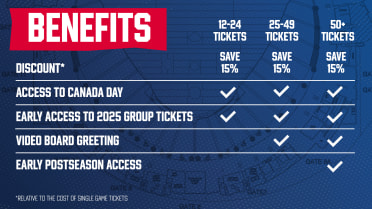Group Tickets | Group Seats | Toronto Blue Jays