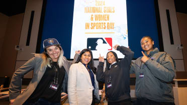 MLB event marks National Girls and Women in Sports Day