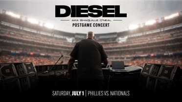 Diesel aka Shaquille O'Neal Postgame Concert | Philadelphia Phillies