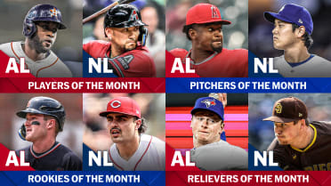 MLB monthly award winners for March/April 2026