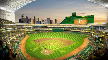 A's unveil renderings of new Las Vegas ballpark