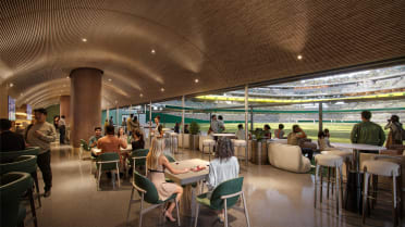 Athletics unveil new stadium renderings