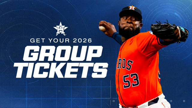 Astros Group Tickets | Buy Online | Houston Astros
