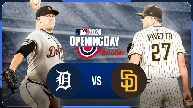 Tigers, Padres 2026 Opening Day starters