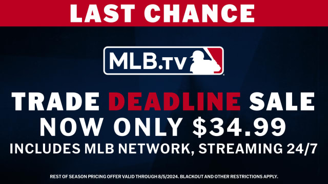 MLB.TV Trade Deadline 2024 Sale