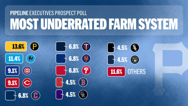 Front office executives poll for farm systems 2026