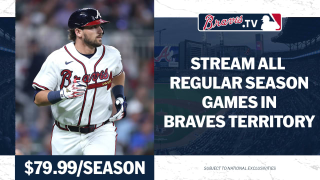 Stream Braves games on Braves.TV