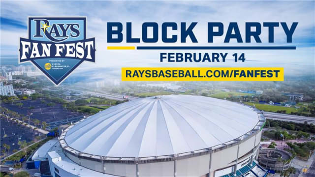 Rays announce 2026 Fan Fest Block Party outside Tropicana Field