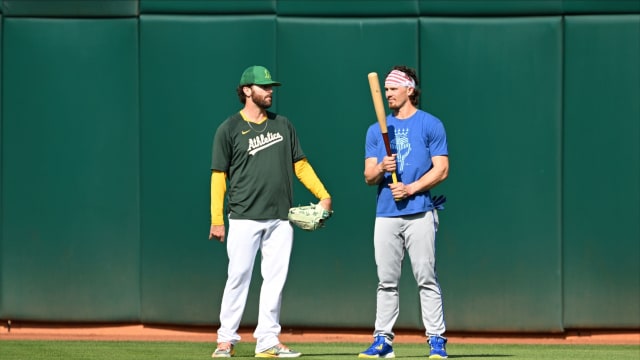 Bobby Witt Jr., Zach Neal meet for first time in MLB