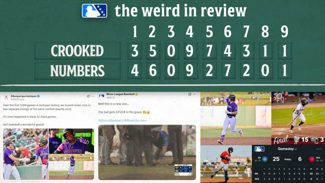 Crooked Numbers and wild moments in Minor League Baseball from May 2026