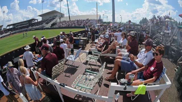 Mississippi State has apartments in left field of stadium