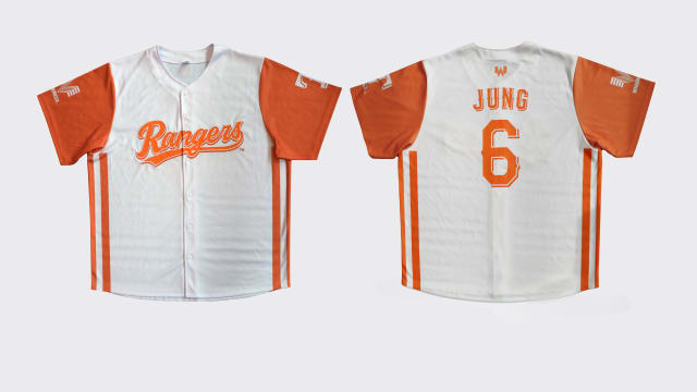 Rangers Whataburger/Josh Jung Jersey tonight (5/2)