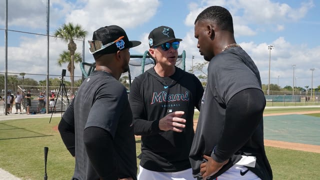 Brant Brown, Marlins' new hitting coach, hitting philosophy