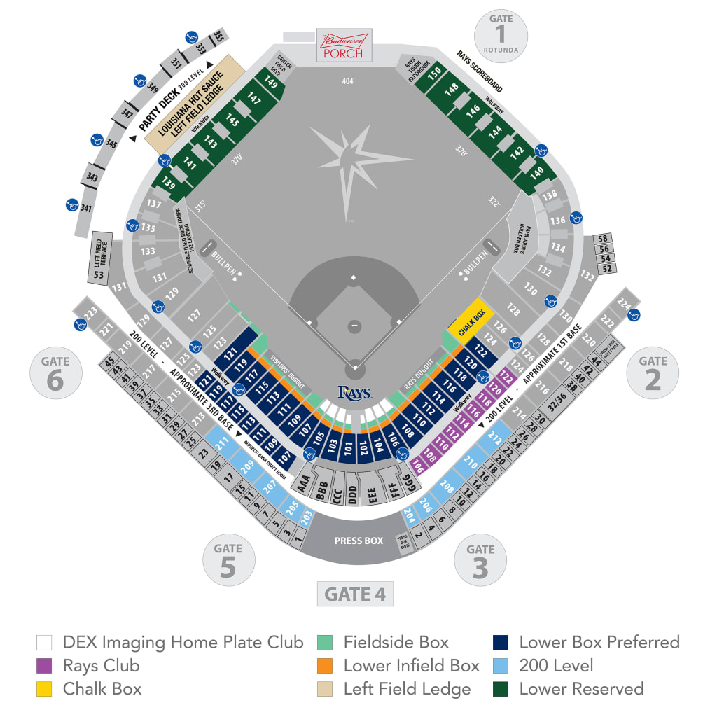 Season Ticket Holder Seat Relocation | Tampa Bay Rays