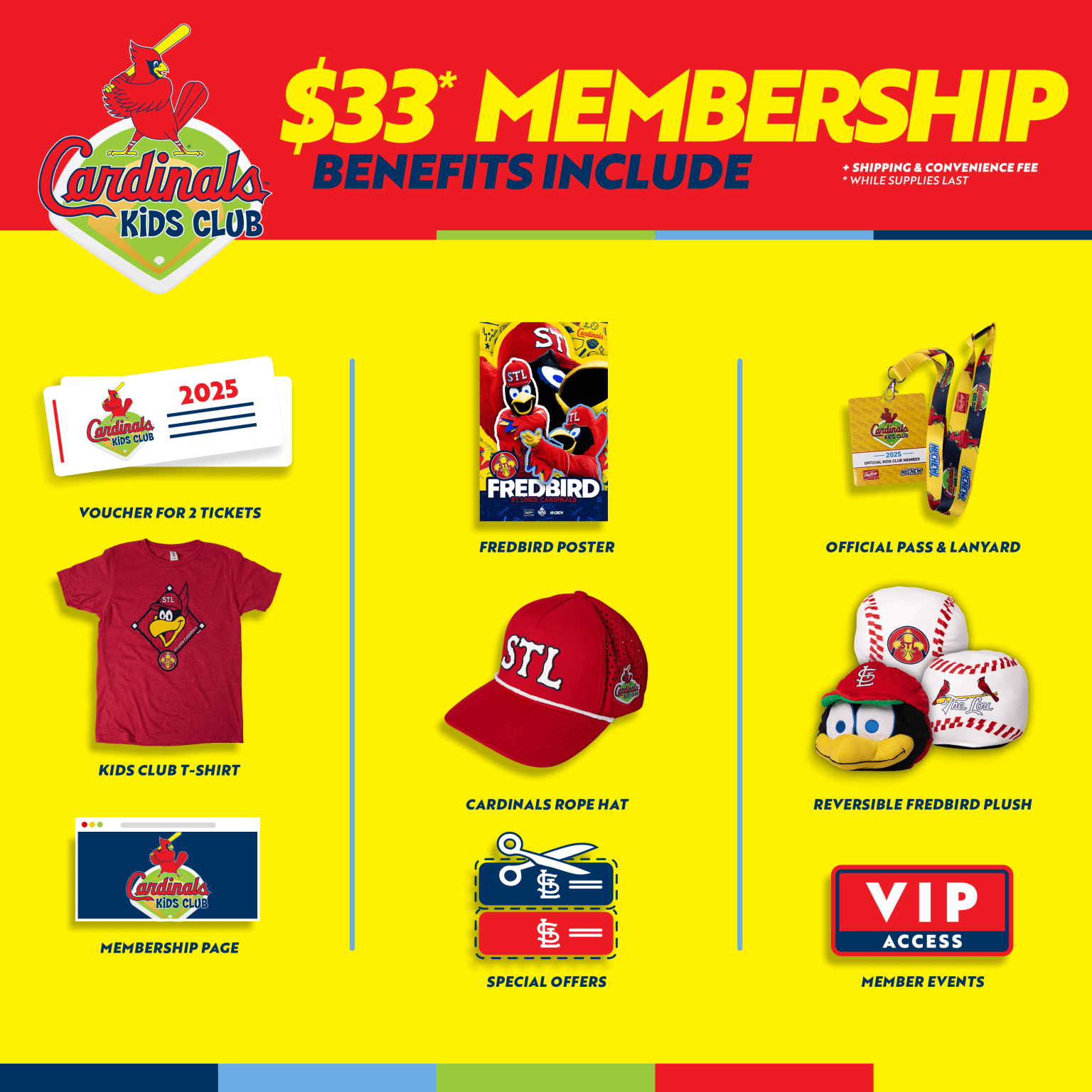 Kit & Benefits | Cardinals Kids Club | St. Louis Cardinals