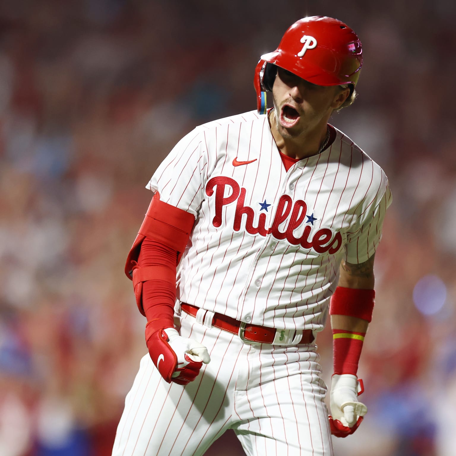 Phillies fans sing Bryson Stott walkup song AOK