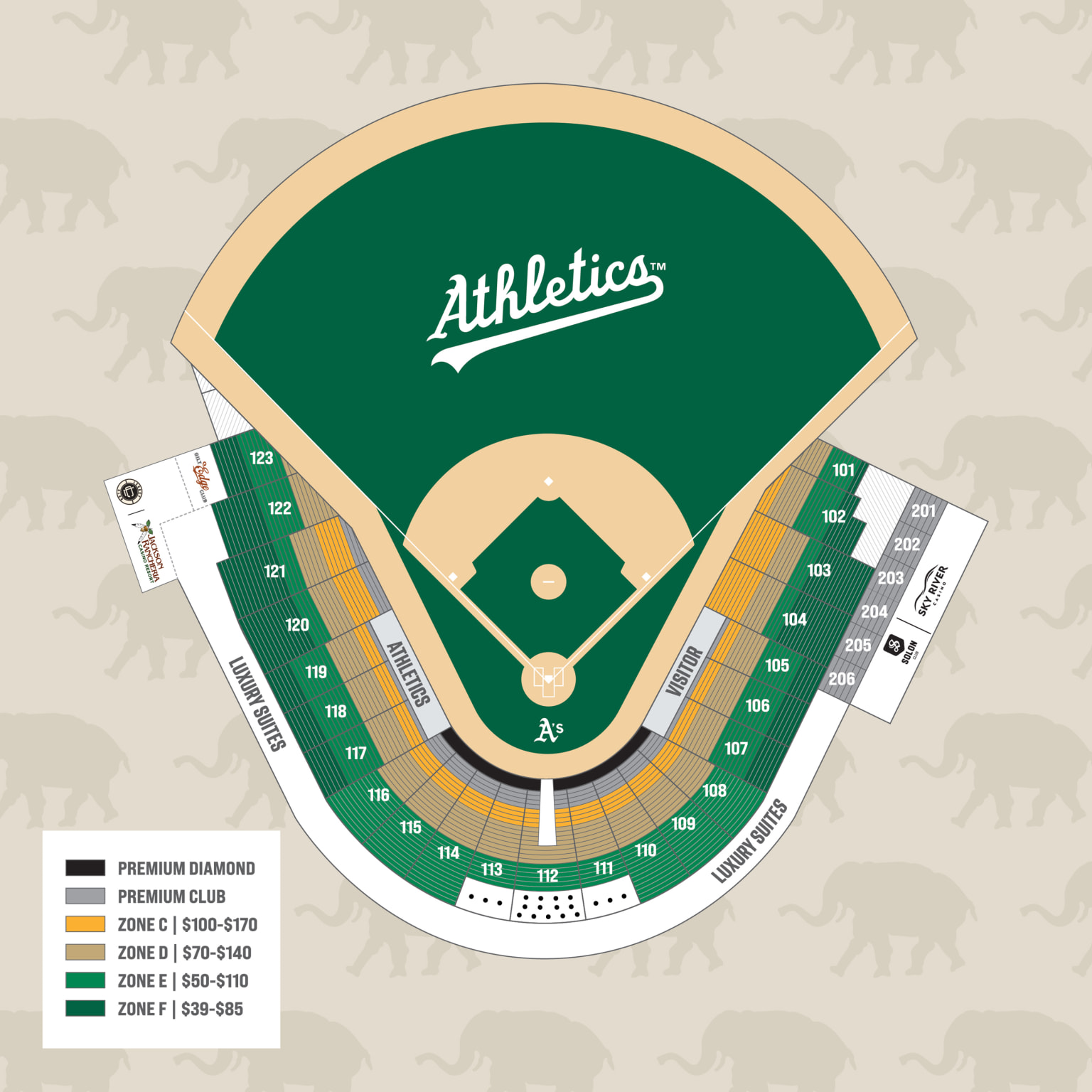 Buy Athletics Season Tickets | Athletics