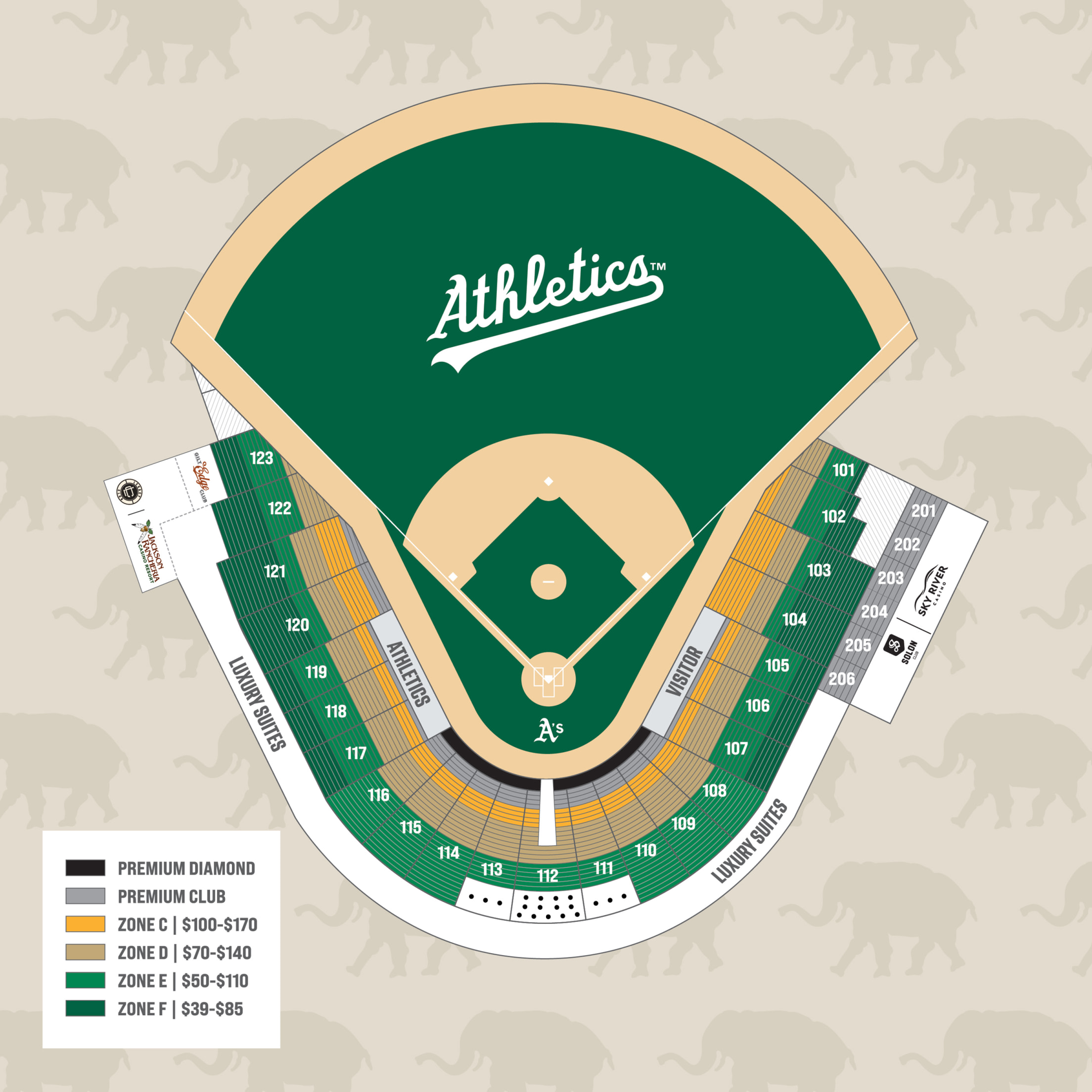 Buy Athletics Season Tickets | Athletics