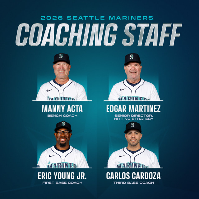 Mariners Announce 2026 Coaching Staff