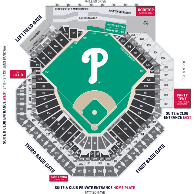 Hospitality Areas | Philadelphia Phillies