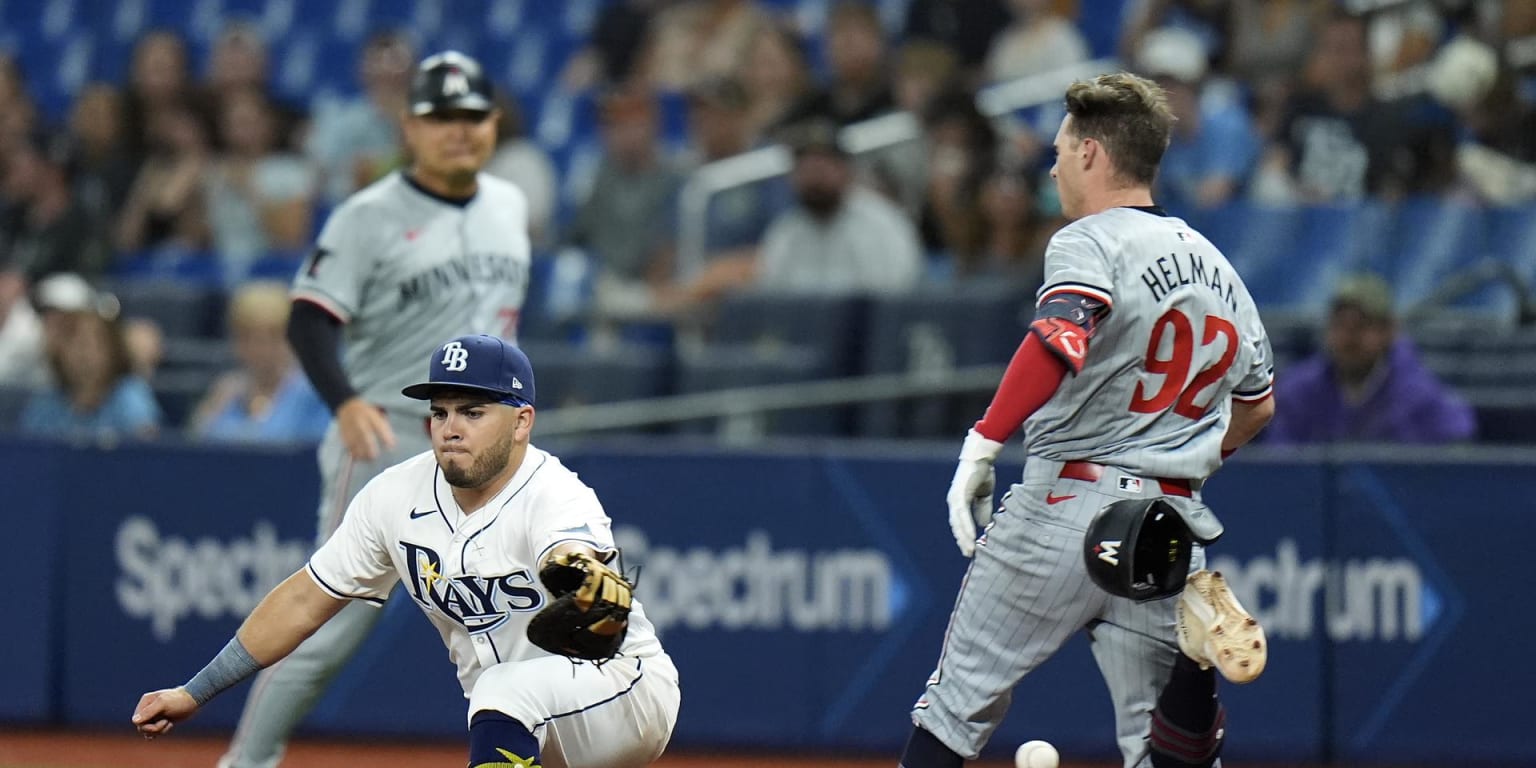 Michael Helman hustles for first hit