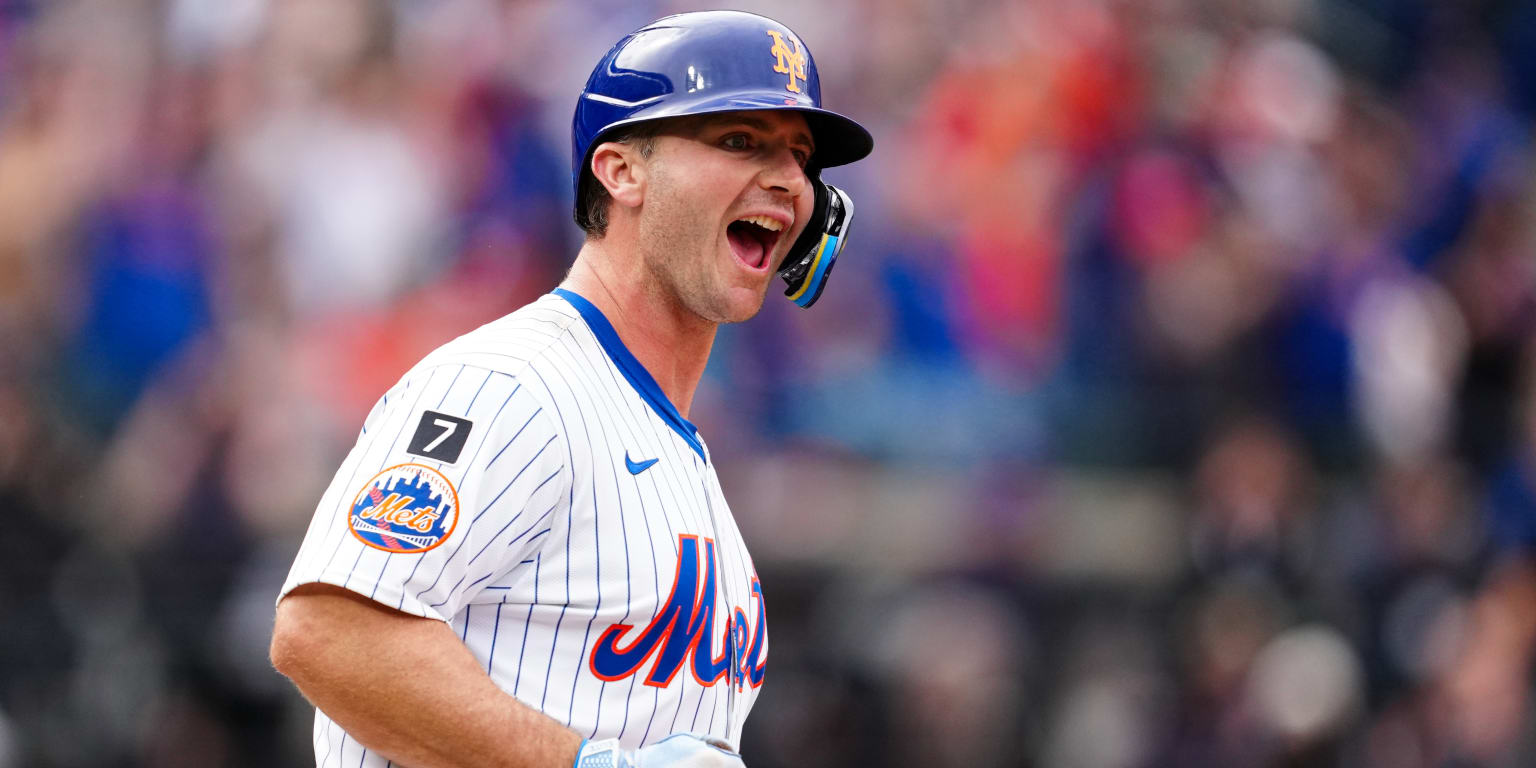 Pete Alonso homers in first Citi Field at-bat after re-signing with Mets