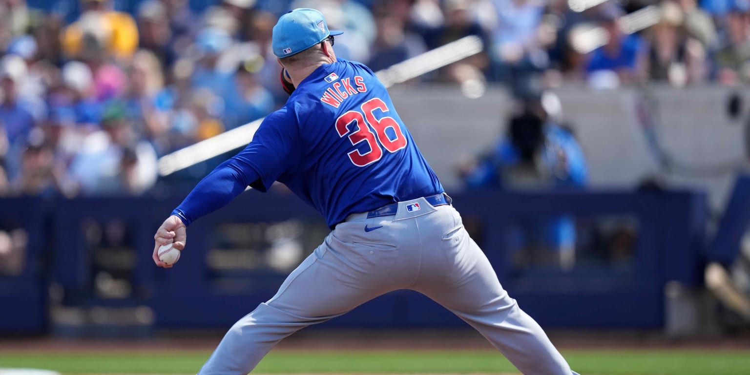Jordan Wicks allows one run in latest spring start for Cubs