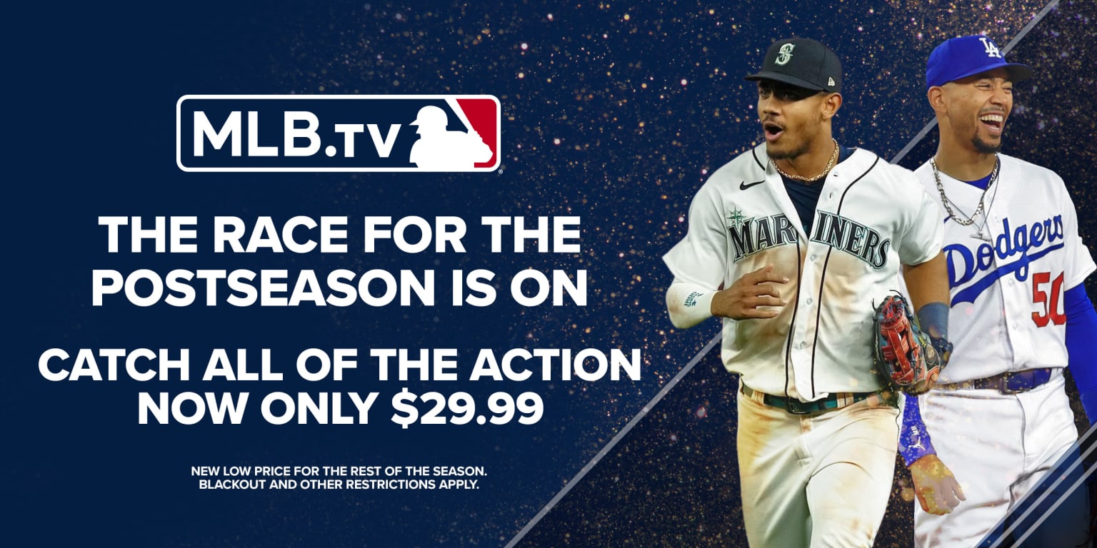 Sigue el último mes de temporada por MLB.TV, ¡al precio más bajo del año!