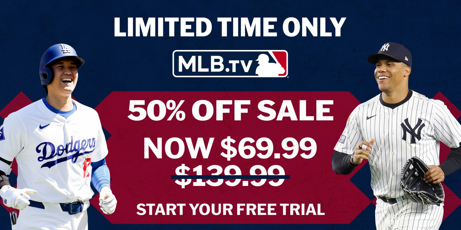 Aprovecha esta oferta y suscríbete a MLB.TV por la MITAD del precio