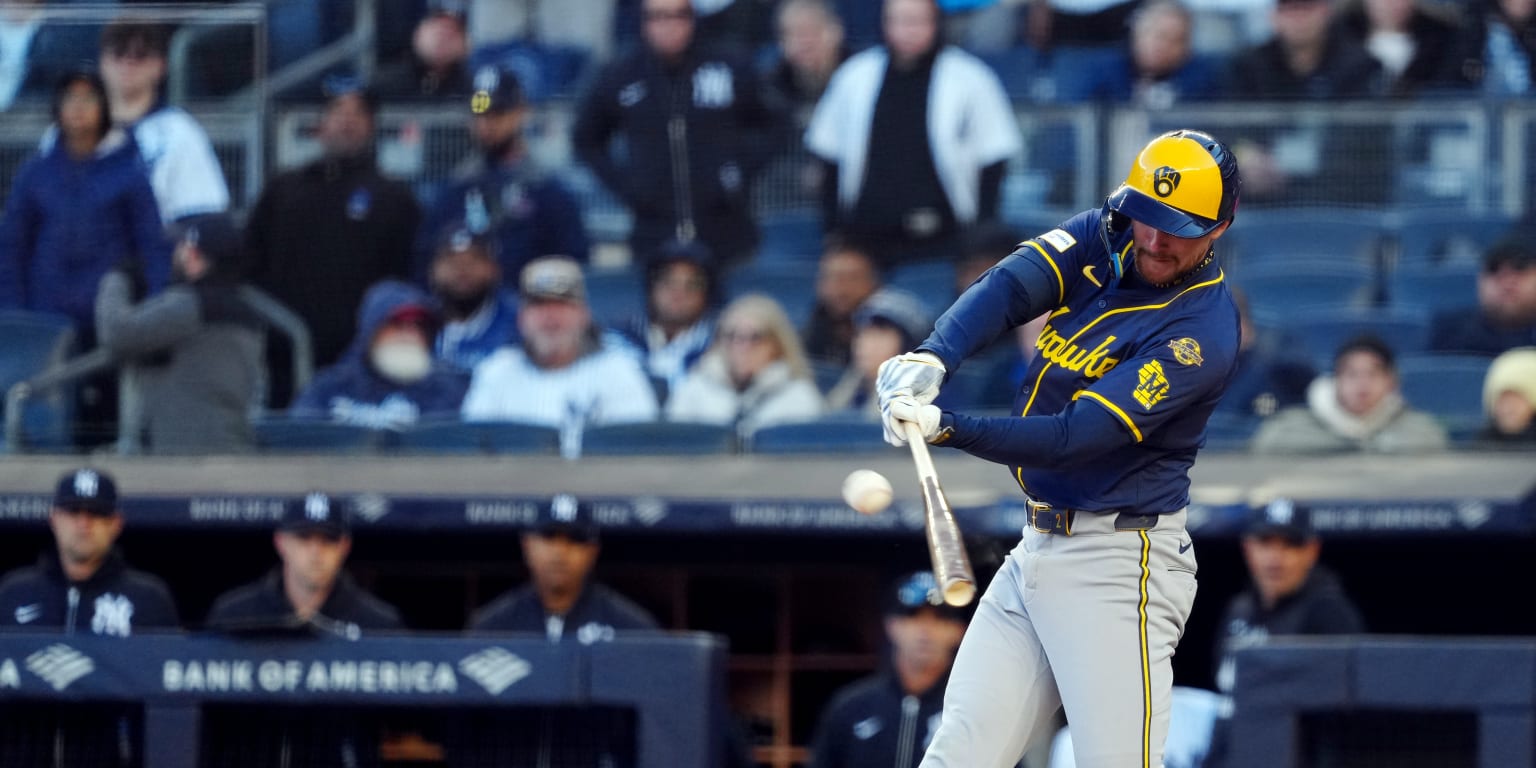 Brewers lefty hitters facing lefty pitchers early in 2025