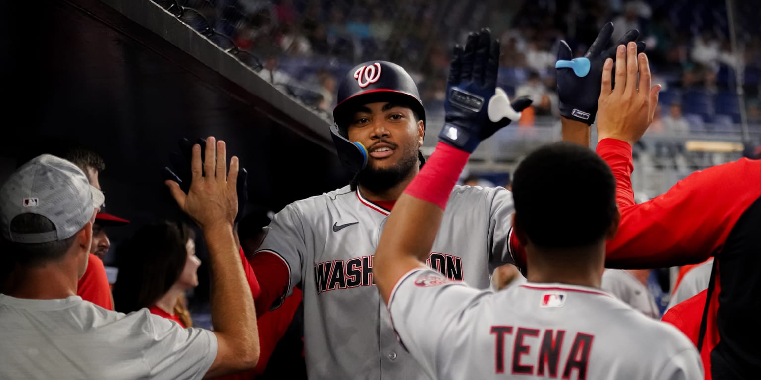 James Wood hits 442-foot home run vs. the Marlins