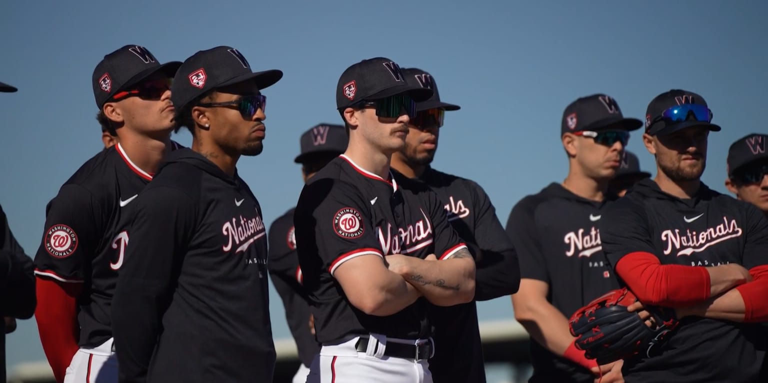 Dylan Crews, James Wood participate in Nationals' first full-squad workout