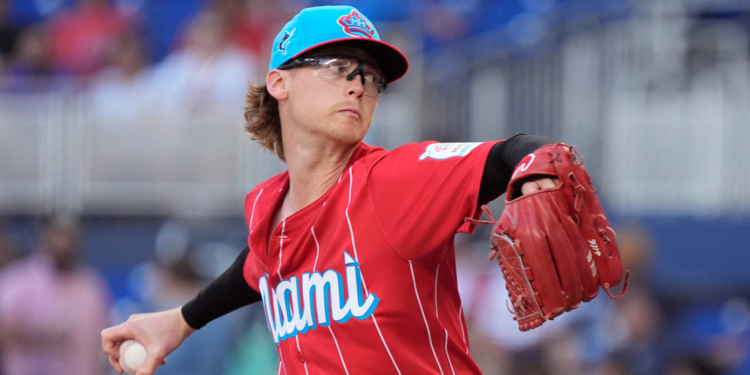 Max Meyer helps Marlins to first home win with gem vs. Braves