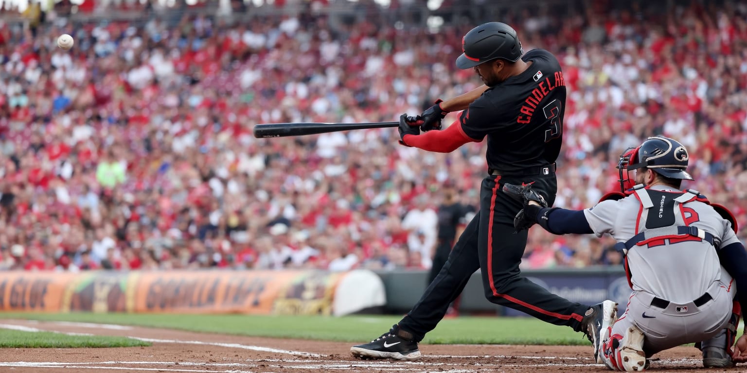 Jeimer Candelario hits two homers in Reds win over Red Sox