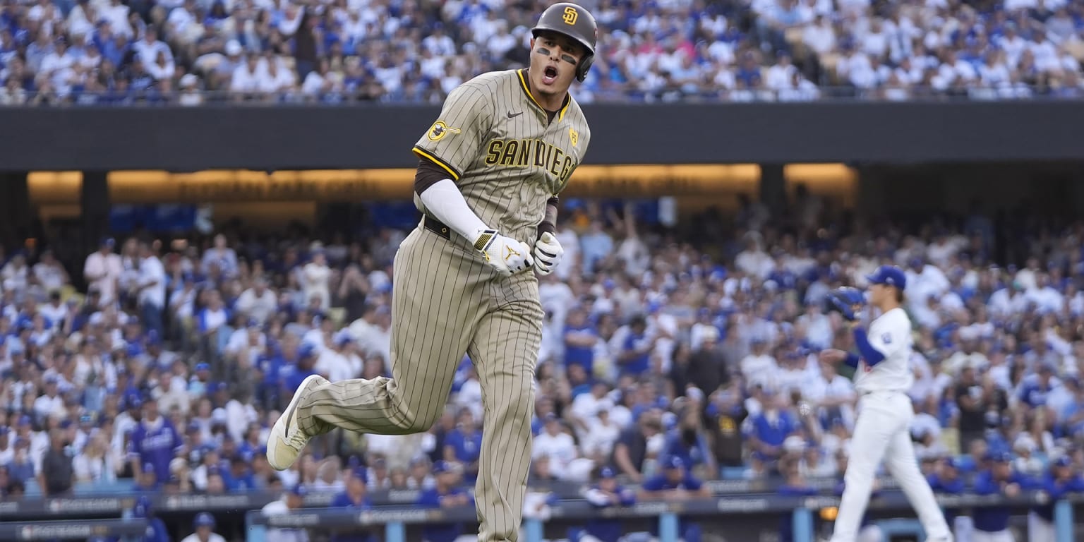 Machado pega HR pero Padres caen vs. Dodgers en el J1