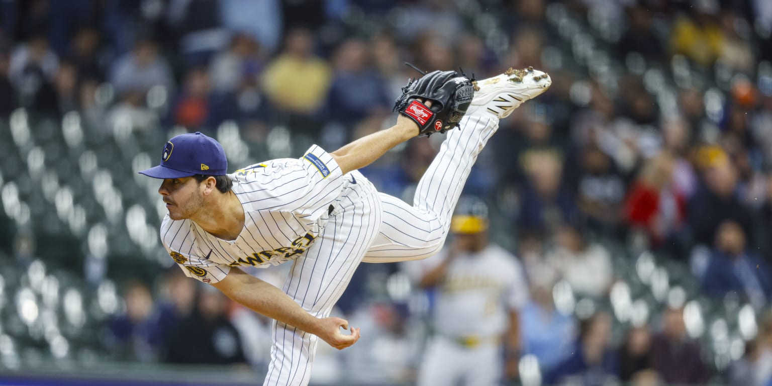 Logan Henderson strikes out nine over six innings in MLB debut